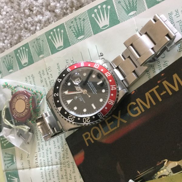 FS: 16710 Rolex GMT Master-II Tritium Dial (full set: box and papers ...