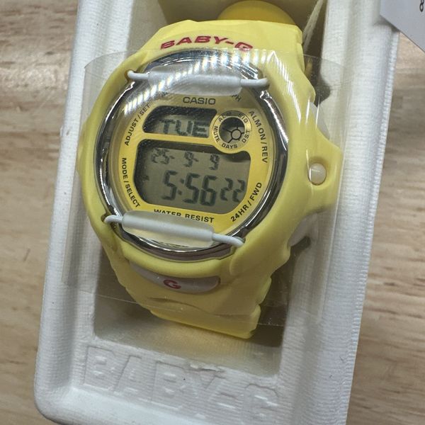 New Casio BG169CH-9 Baby-G Cherry On Top Yellow Digital Watch ...