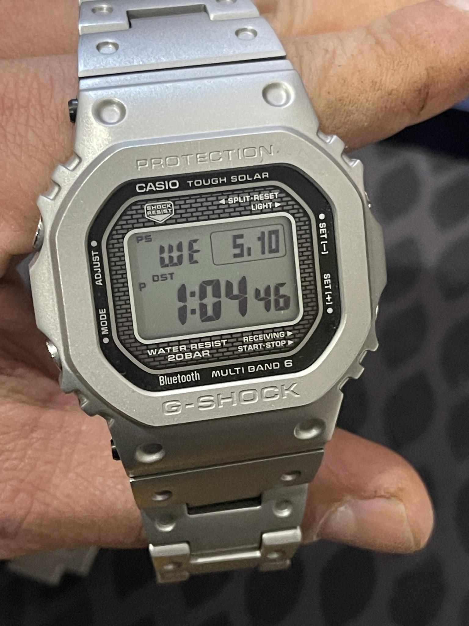 [WTS] Casio G Shock GMWB5000 with custom bead blasted finish ...