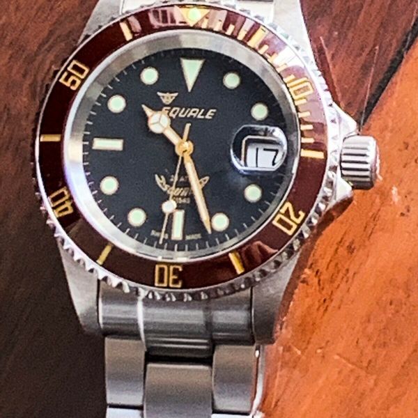 Squale 1545 Heritage Diver Watch "rootbeer" | WatchCharts Marketplace