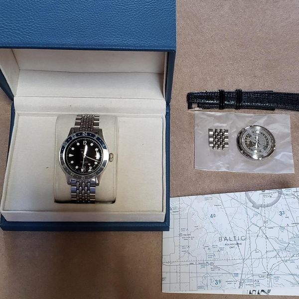 FSO: Baltic Aquascaphe GMT Blue/Grey colorway w/ bracelet and strap ...