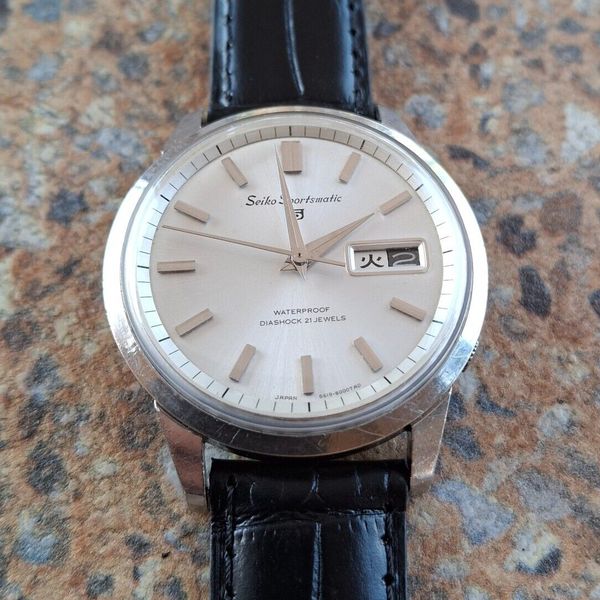 Vintage Seiko 5 Sportsmatic 21 Jewels 6619 8010 JDM March 1967 Kanji | WatchCharts Marketplace