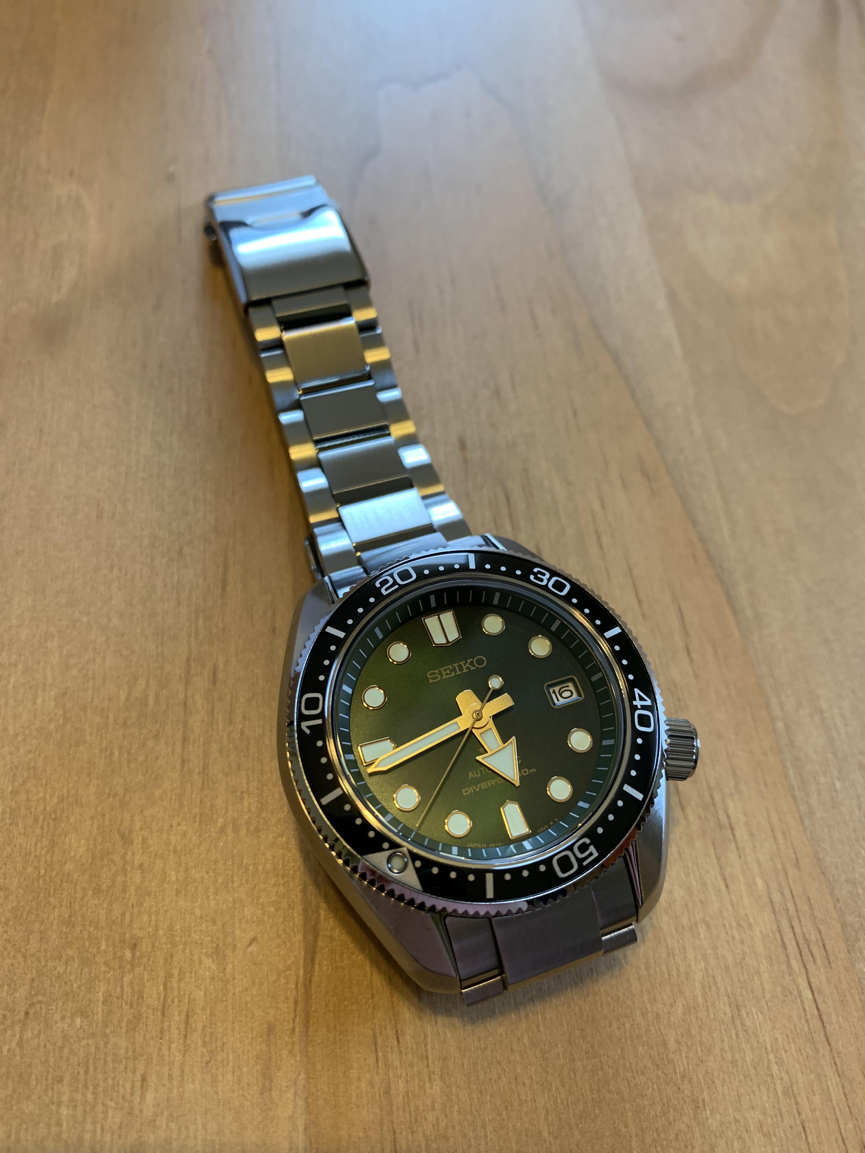 [WTS/WTT] Seiko Prospex 200m Diver Ref. SPB105 with Green Dial and Gold ...