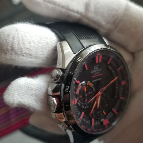 casio edifice ERA-300 twin sensor module 5366 chronograph alarm men's ...