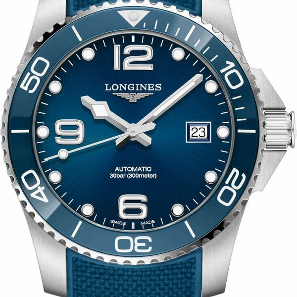 New Longines Hydroconquest Blue Dial Automatic Men's Dive Watch ...