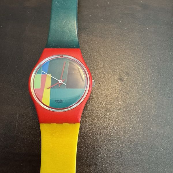 Swatch McSwatch LR105 1985 Standard Ladies 25mm Vintage | WatchCharts ...