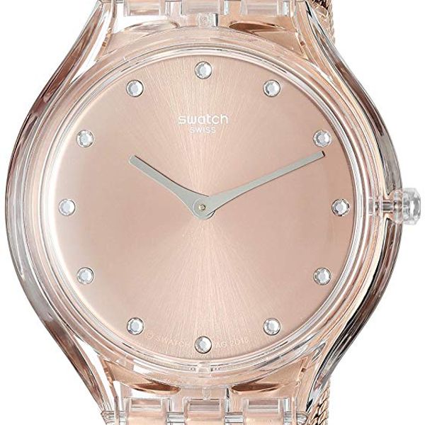 Swatch Swatch Skin Quartz Stainless Steel Strap, Pink, 16 Casual Watch ...