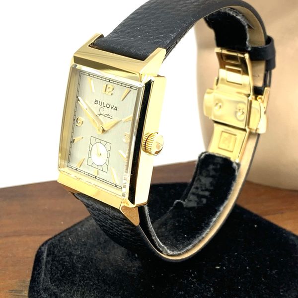 Bulova Men's Watch 97A158 Frank Sinatra My Way Quartz Silver Dial Black ...