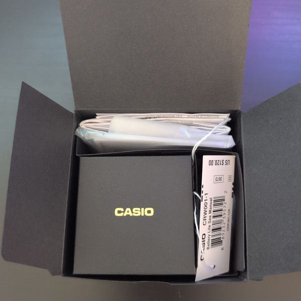 Casio Watch 50th Anniversary Casio Ring Watch CRW-001-1CR | WatchCharts ...