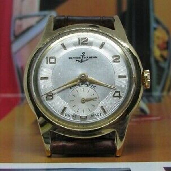 ULYSSE NARDIN CLASSIC MEN WATCH, WHITE DIAL, CIRCA 1950 | WatchCharts ...