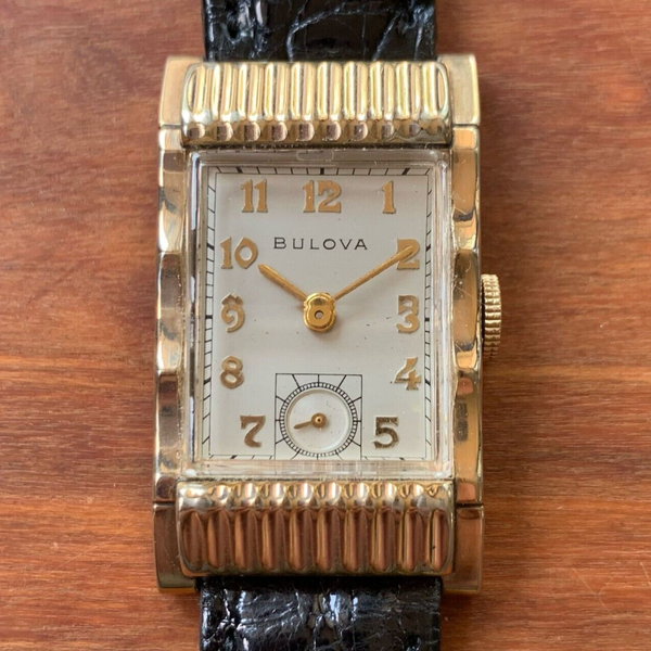 1948 Bulova "Academy Award" Vintage Watch 21J Art Deco 10K Gold Filled ...
