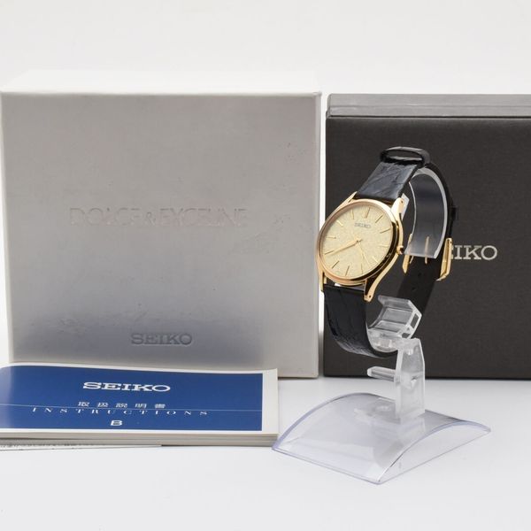 â ¶ï¸ ã N MINT+/Boxã SEIKO Dolce 8J41-0AJ0 SACM150 Quartz Gold Mens ...