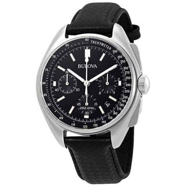 Bulova Lunar Pilot Quartz Chronograph 96B251 50M Men's Watch ...