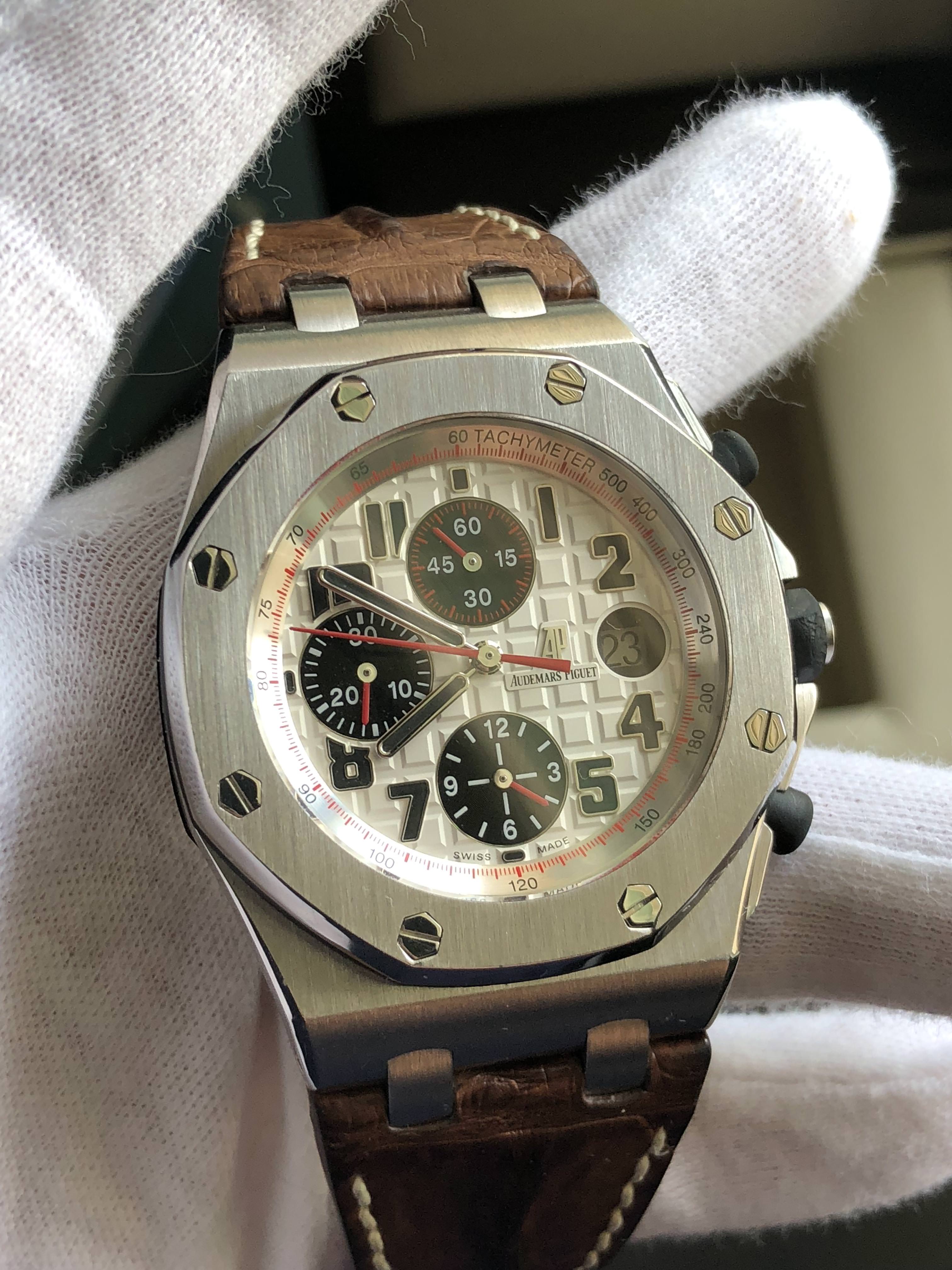 FSOT: Audemars Piguet AP Royal Oak OffShore Chrono Panda Strap Complete ...