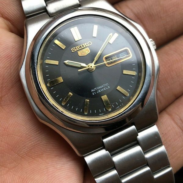 Seiko 5 Black MINT Seikonaut Nautilus Ultra RARE Vintage Freshly ...