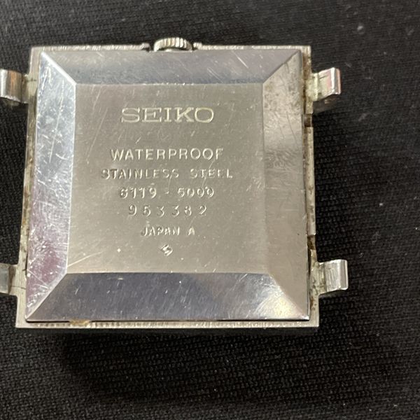 Seiko Automatic 21J 6119-5000 953382 Watch Dial Working-Scratches As ...