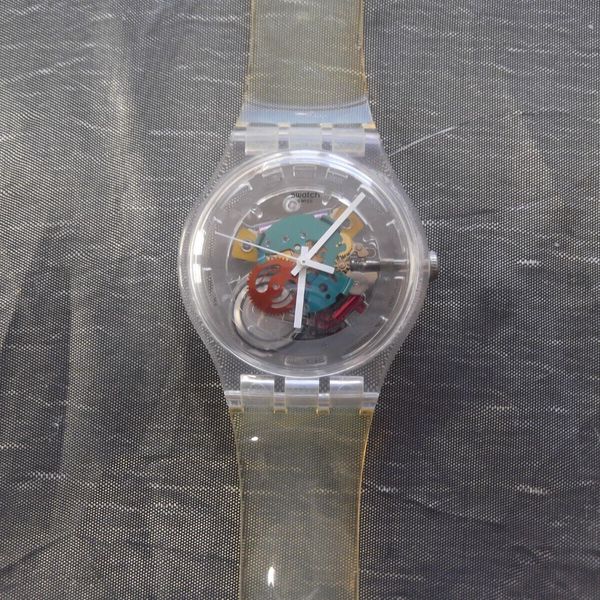 Swatch Watch SUOK111 Random Ghost. 2013. Very Good Working Condition ...