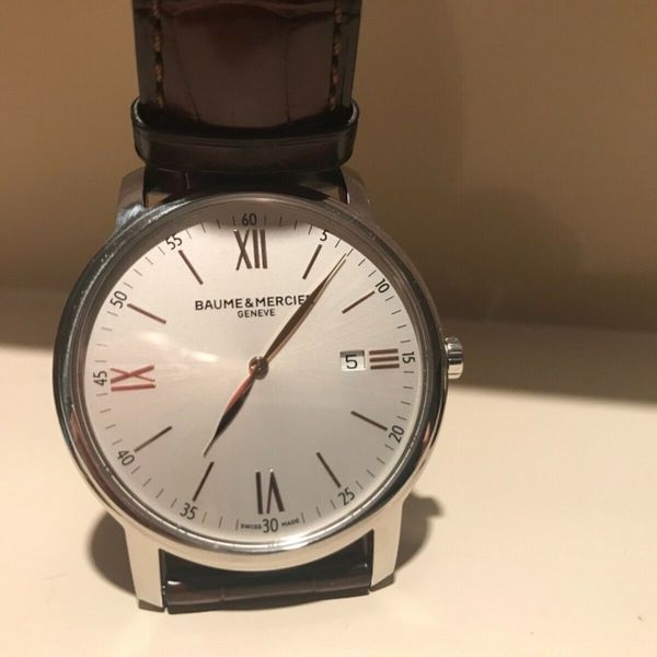 Baume et Mercier Classima Silver Dial 42mm Men's Watch 10415 | WatchCharts