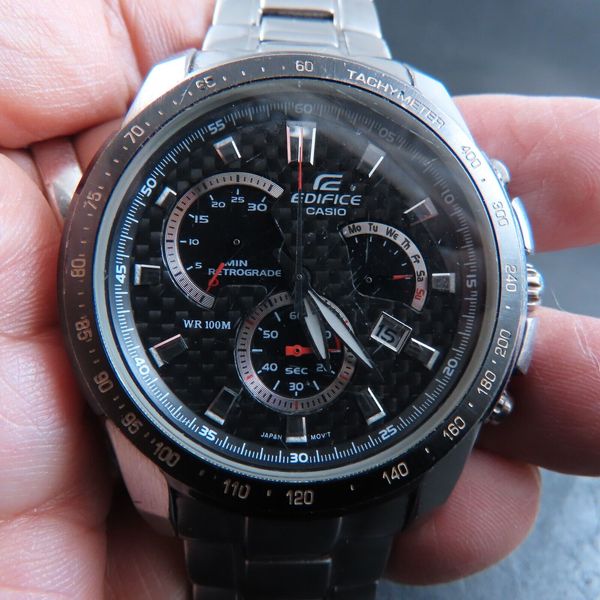 EF-521 Casio Edifice Chronograph Quartz Men Watch | WatchCharts Marketplace