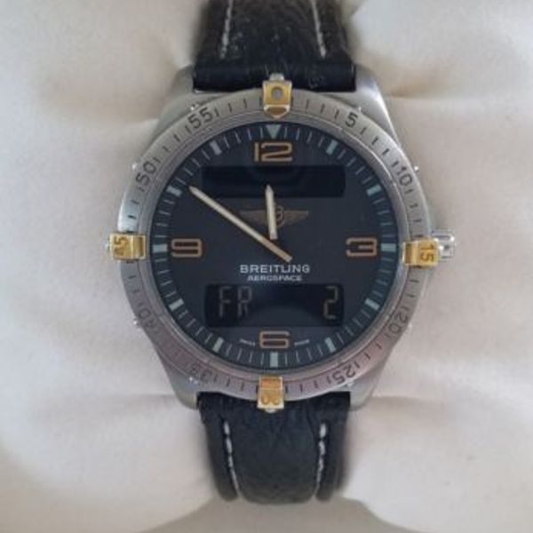 BREITLING Aerospace F56062 40MM, 2 BANDS + BOX + PAPERS + APPRAISAL ...