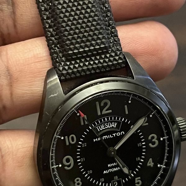 Hamilton Khaki Field Day Date Automatic watch H70695735 | WatchCharts ...