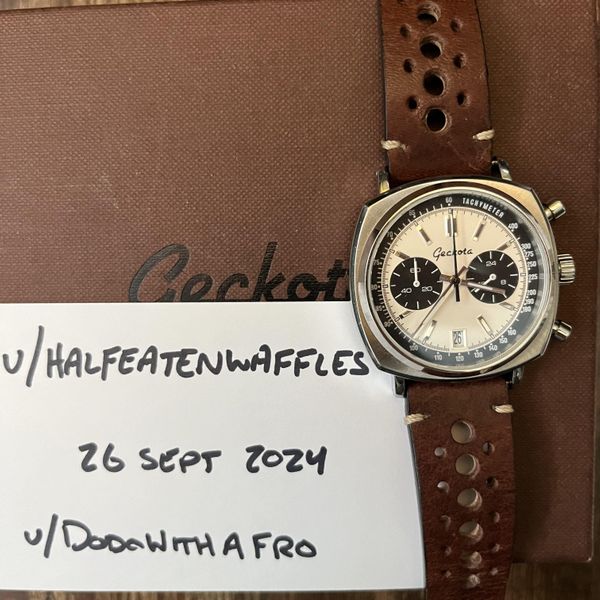 [WTS] Geckota Chronotimer Panda (reserved) | WatchCharts Marketplace