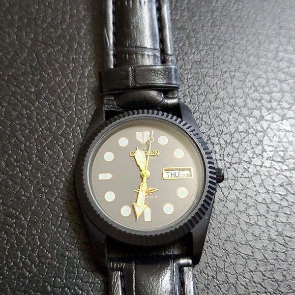 Citizen Eagle 7 "Datejust" automatic, rare black version | WatchCharts ...