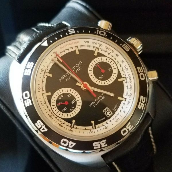 Hamilton Pan Europ Chronograph (H35756735) Watch - Automatic, Chrono ...