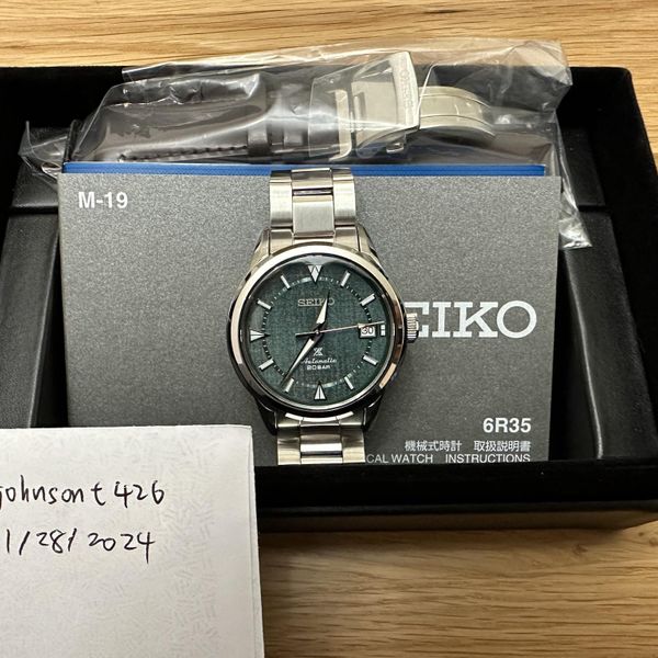 [WTS] Seiko Prospex Alpinist SPB289 Mystic Forest | WatchCharts Marketplace
