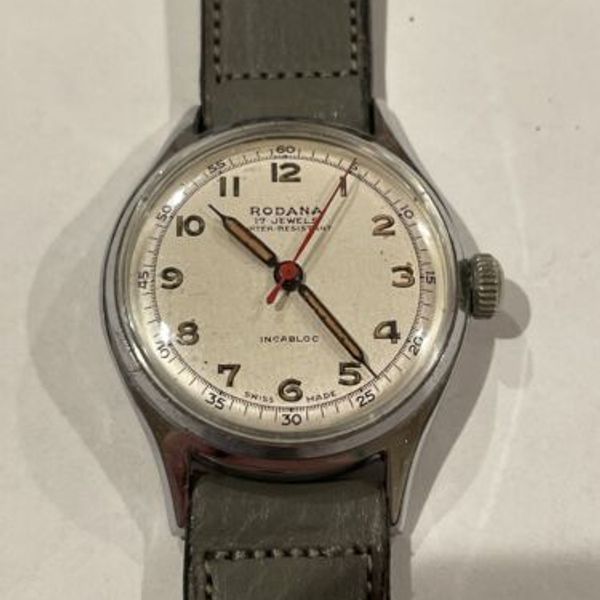 Vintage Rodana 17 jewels Incabloc Watch Swiss Made | WatchCharts