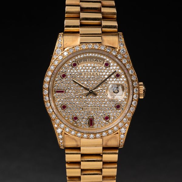 FS: 1994 Rolex 18K YG Day-Date 18388 with Papers & Service Estimate ...