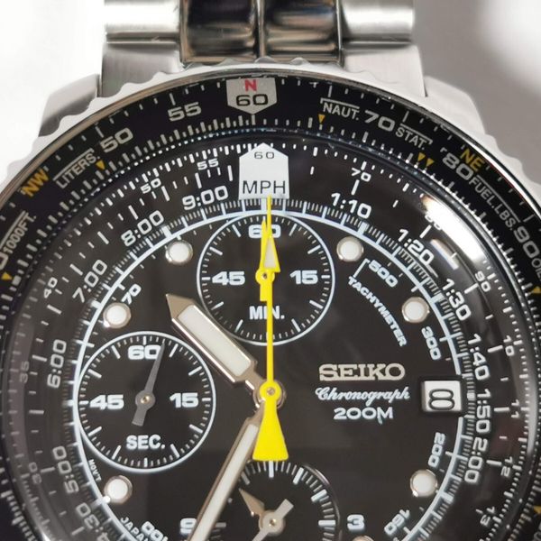 Mint Seiko Flightmaster SNA411 SNA411P1 7T62-0EB0 Pilot Watch ...