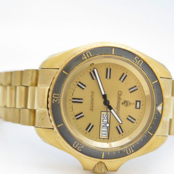 Chronosport Sea Quartz Gold 42mm | WatchCharts Marketplace