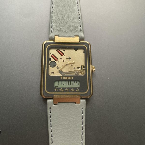 [WTS] RARE GOLD TISSOT TWO TIMER SKELETON | WatchCharts Marketplace