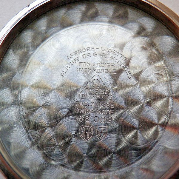 Original Omega Seamaster Steel Case back Ref. 166.002 . 32,62 mm ...