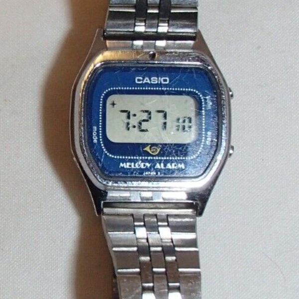 Vintage 1980s Casio Melody Alarm Ladies Digital Watch Women's ...