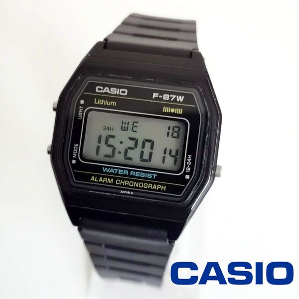 Rare collectible vintage 1984 Casio F-87W module 415 men's watch ...