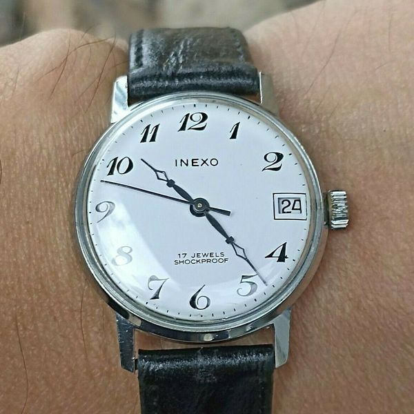INEXO Watch Made in France!!! Swiss movt! Mechanical, working good ...