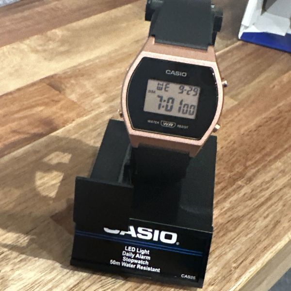 Casio LW204-1A, Women's Black Resin Watch, Alarm, 50 Meter WR ...
