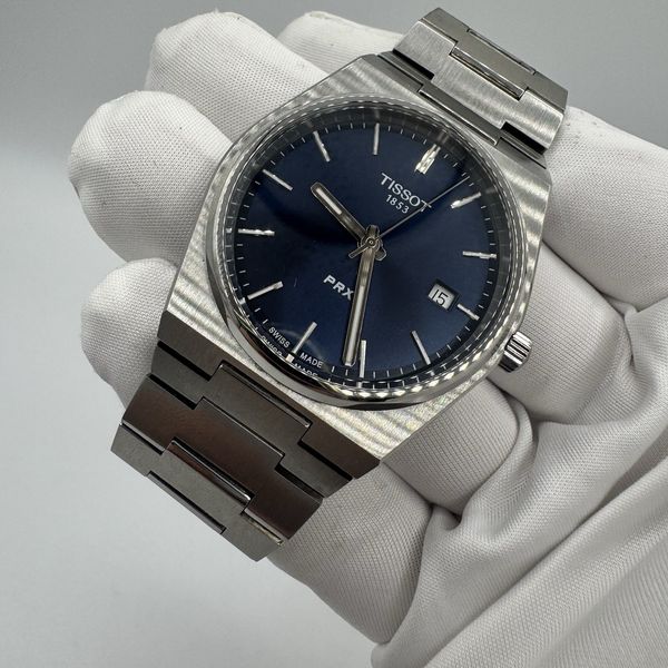 Tissot Prx 40mm Menâ s Blue Dial Watch T137410A | WatchCharts Marketplace