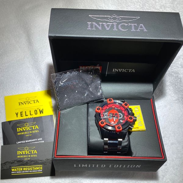 ð ¥ INVICTA NEW RARE MARVEL DEADPOOL MENS WATCH 27155, PRO DIVER, LTD ...