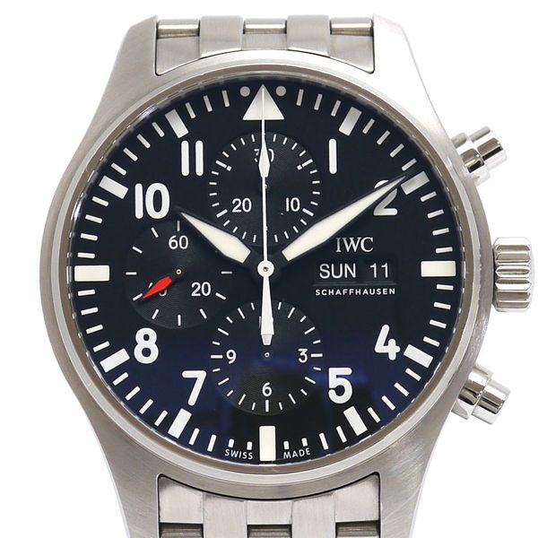 [Used] IWC Pilot Watch Chronograph IW377710 Heavy 1-day display Box ...