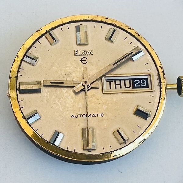 Elgin 998 Day-Date 17j AS1906 1712/13 Automatic Men’s Watch Movement ...