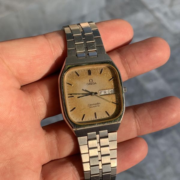 [WTS] Vintage Omega Seamaster - Quartz - Cal.1425 - Patina Dial ...
