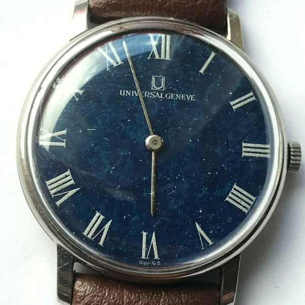 Universal Geneve starry night dial blue men watch | WatchCharts Marketplace