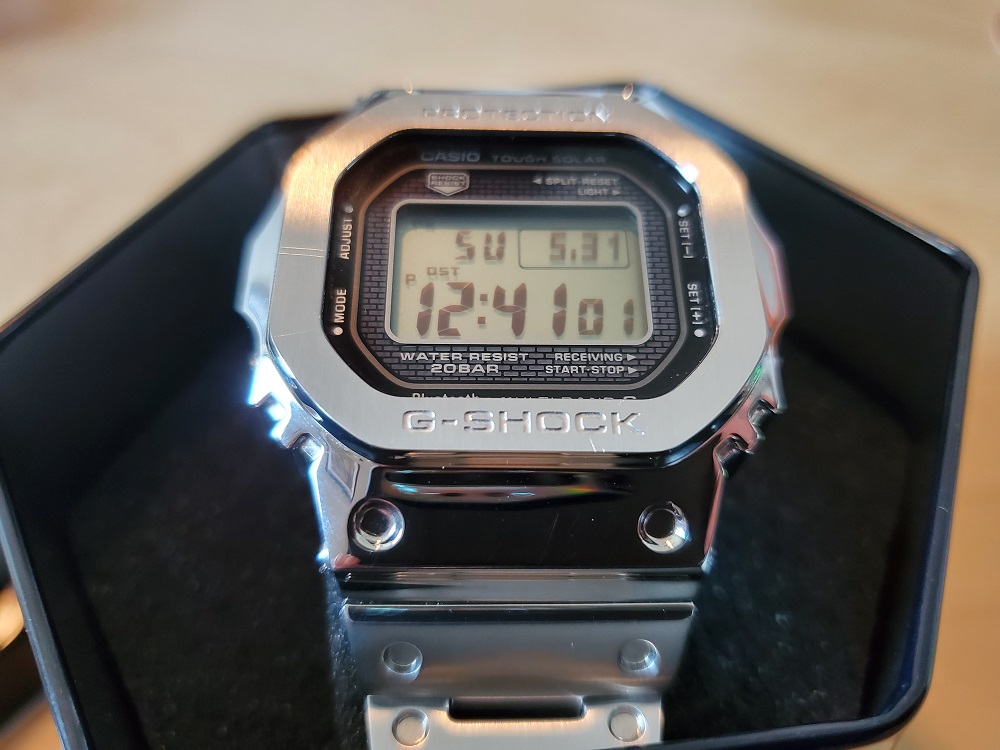 FS: Casio G-shock GMW-B5000D-1CR All metal square - full kit | WatchCharts