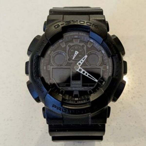 Casio G-Shock 5081 GA-100 Analog Digital Black Quartz Menâ s Wrist Watch 20 BAR | WatchCharts ...