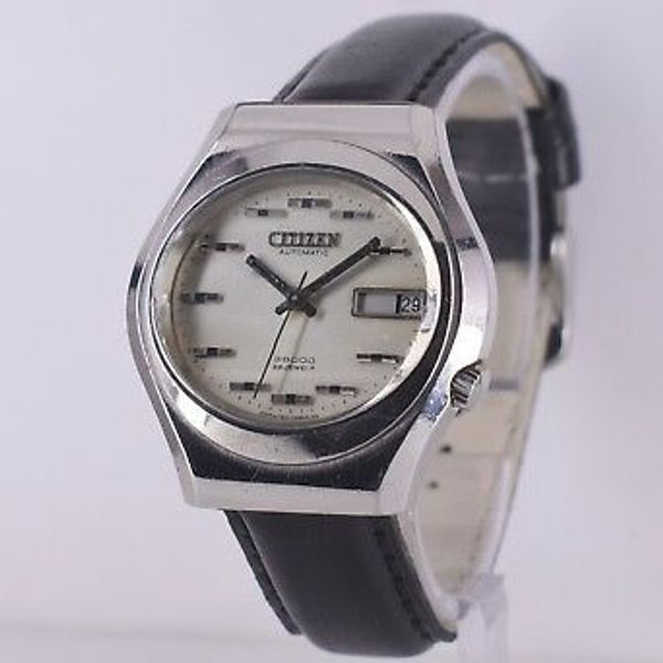 RARE VINTAGE CITIZEN HI BEAT 36000 AUTOMATIC 28 JEWELS CAL. 7200 MENS ...