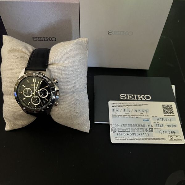 Seiko Spirit SBTR021 Stainless Steel Chronograph Men`s Watch Brand new in Box | WatchCharts ...