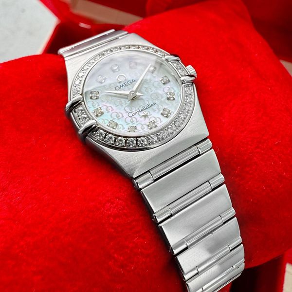 [WTS] Omega Constellation Steel Diamond Bezel Mother Pearl Dial ...